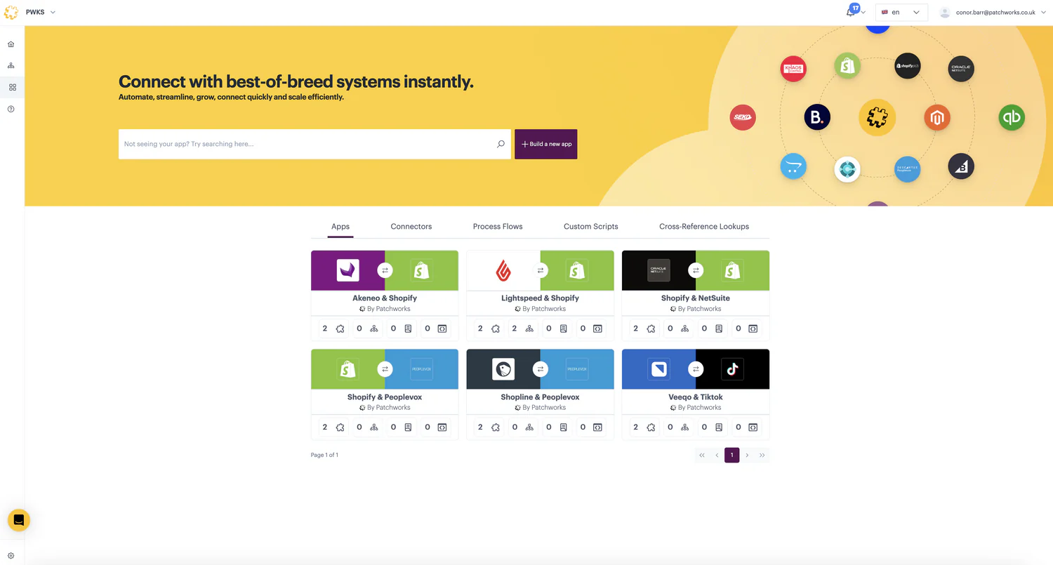 Blueprint Integrations | Patchworks