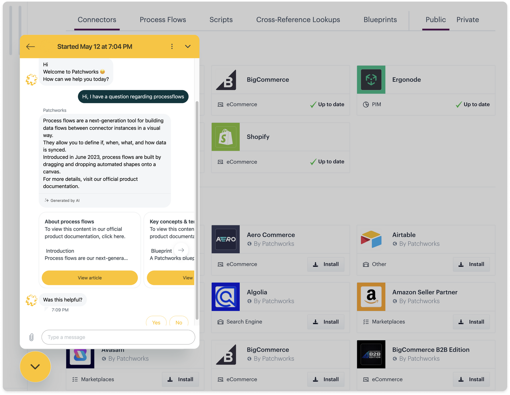 AI Assistant - Patchworks